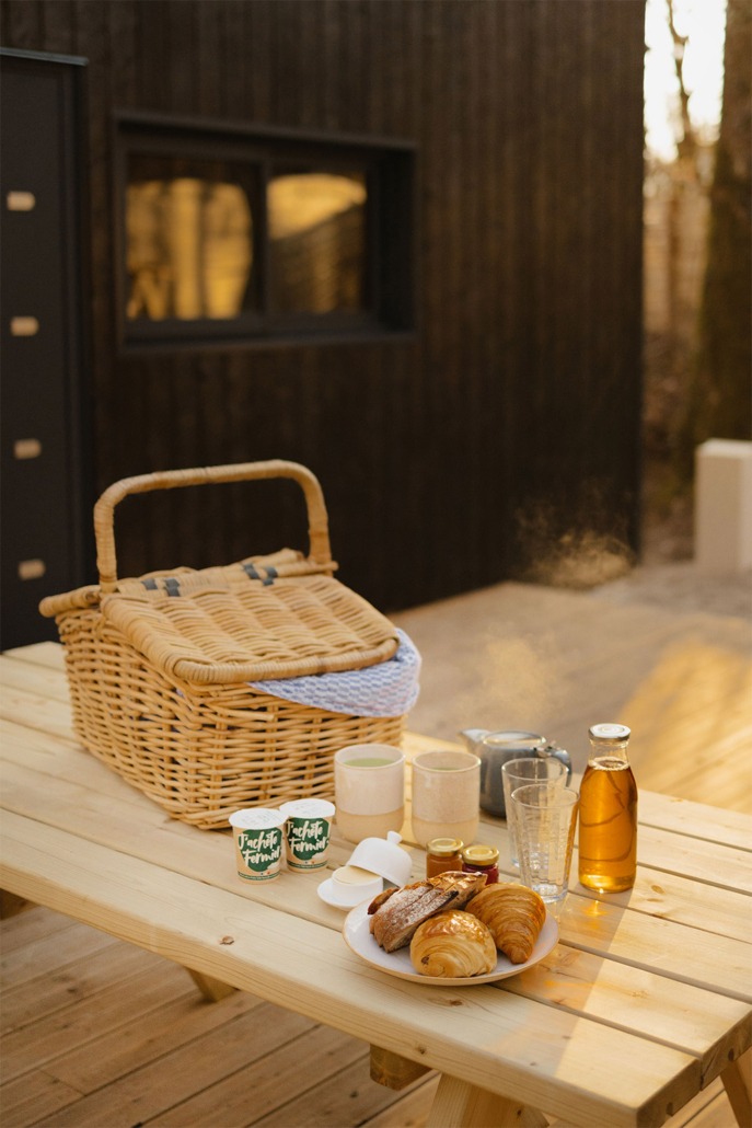 Paniers repas - Parenthèse, location tiny house Orléans
