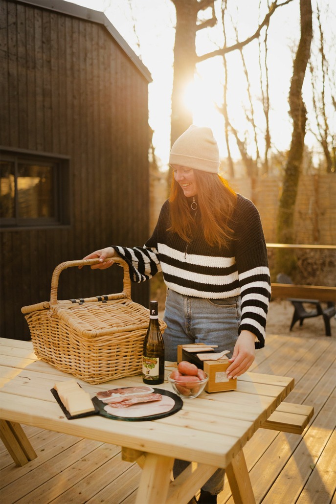 Paniers repas - Parenthèse, location tiny house Orléans